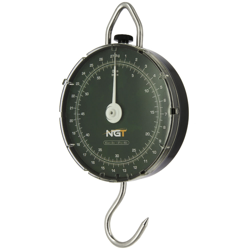 NGT Specimen Scales - 27kg / 60lb Round Spring Scales – The Fishing Outlet